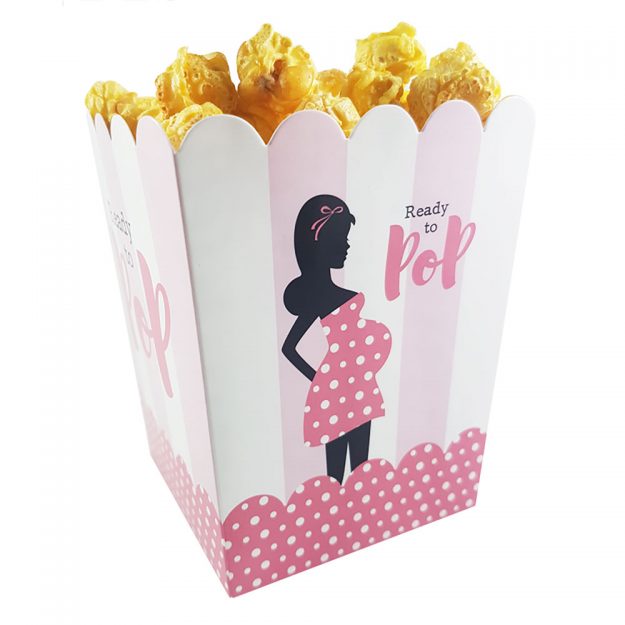Girl or Boy Ready To Pop Popcorn Boxes - 25 Per Set - Tulamama