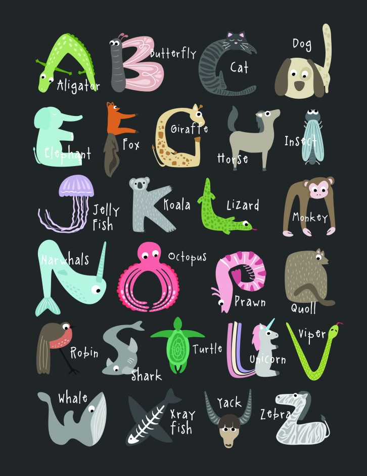Free, Cute And Educational Animal Alphabet Printables - Tulamama