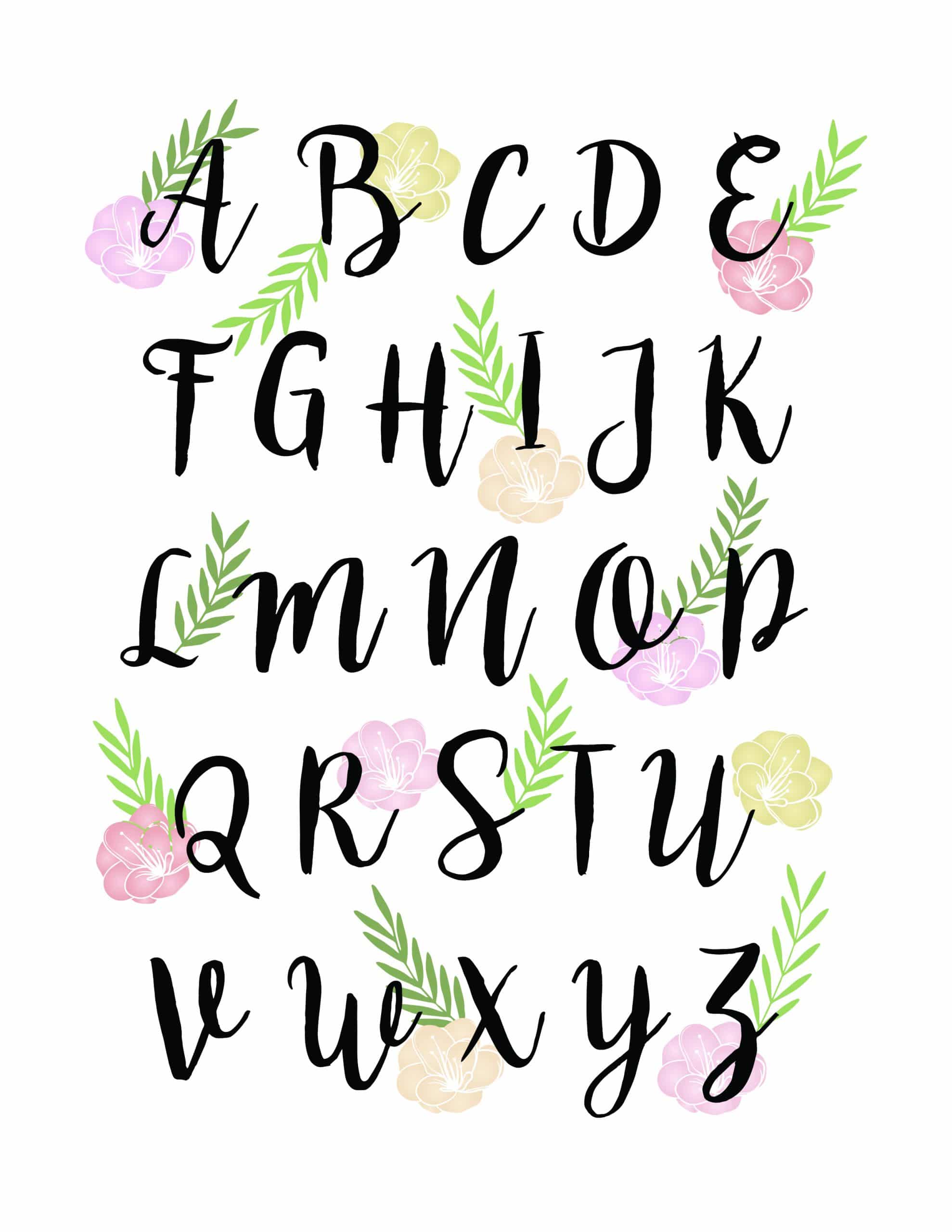 Free, Cute And Educational Alphabet Art Printables - Tulamama
