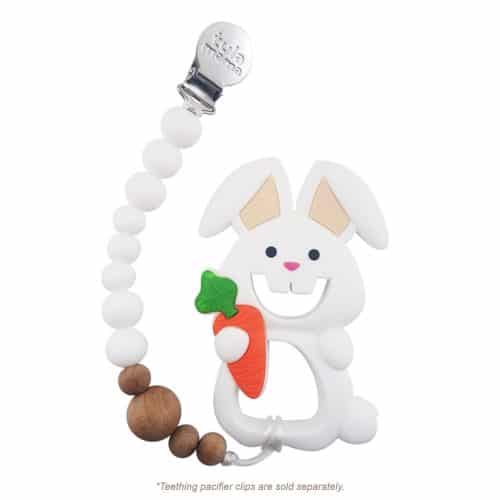 Bunny Rabbit Silicone Teethers For Baby - Tulamama