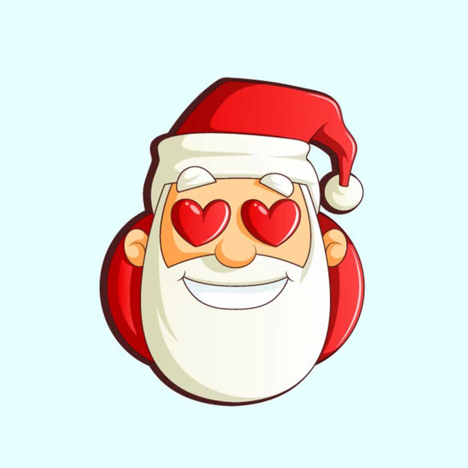Free & Cute Santa Face Clipart For Your Holiday Decorations - Tulamama