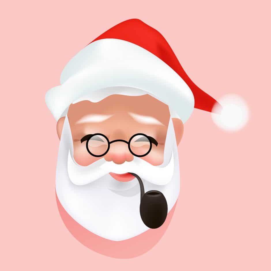 Free & Cute Santa Face Clipart For Your Holiday Decorations - Tulamama