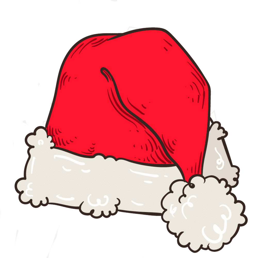 Free & Cute Santa Hat Clipart For Your Holiday Decorations - Tulamama