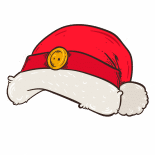Free & Cute Santa Hat Clipart For Your Holiday Decorations - Tulamama
