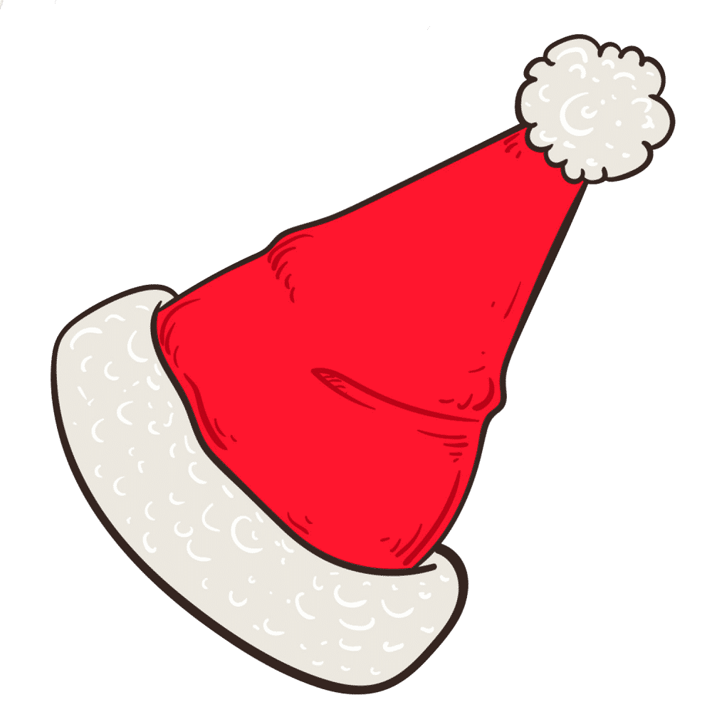 Free & Cute Santa Hat Clipart For Your Holiday Decorations - Tulamama