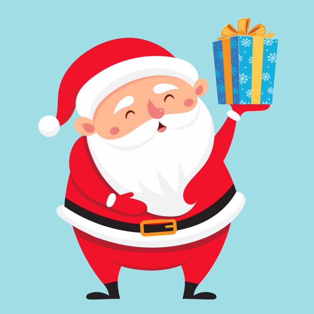 Free & Cute Santa Clipart For Your Holiday Decorations - Tulamama