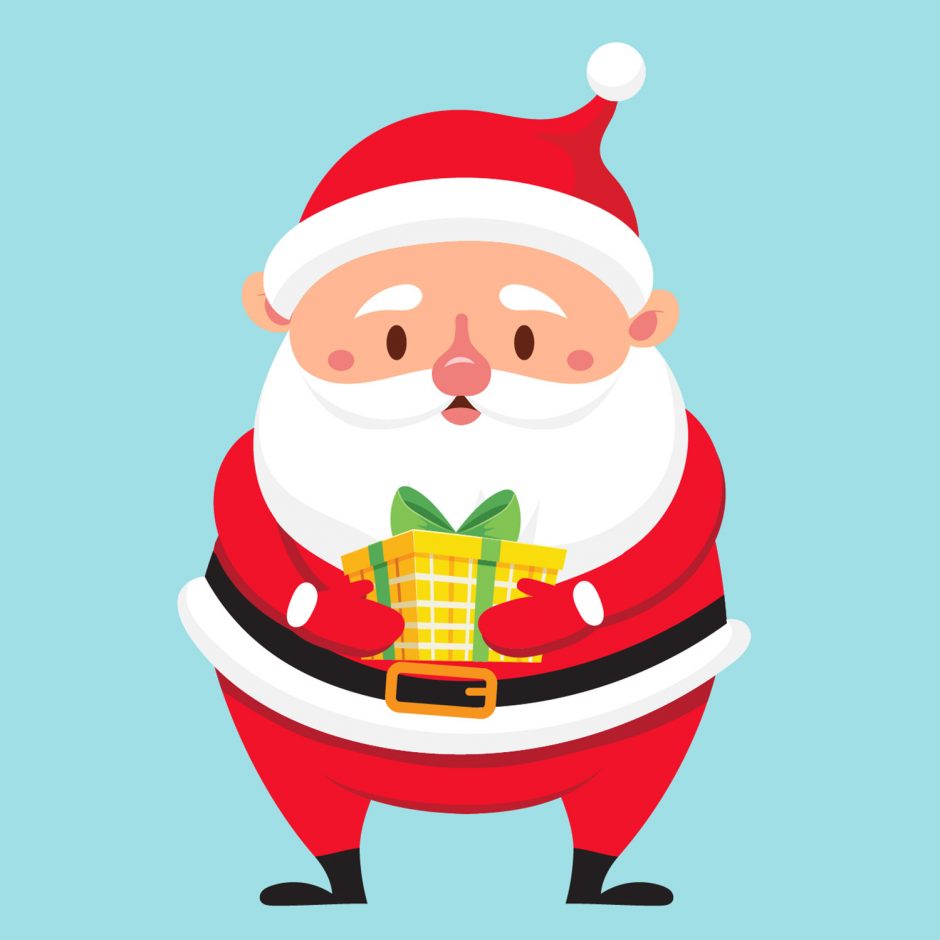 Free & Cute Santa Clipart For Your Holiday Decorations - Tulamama
