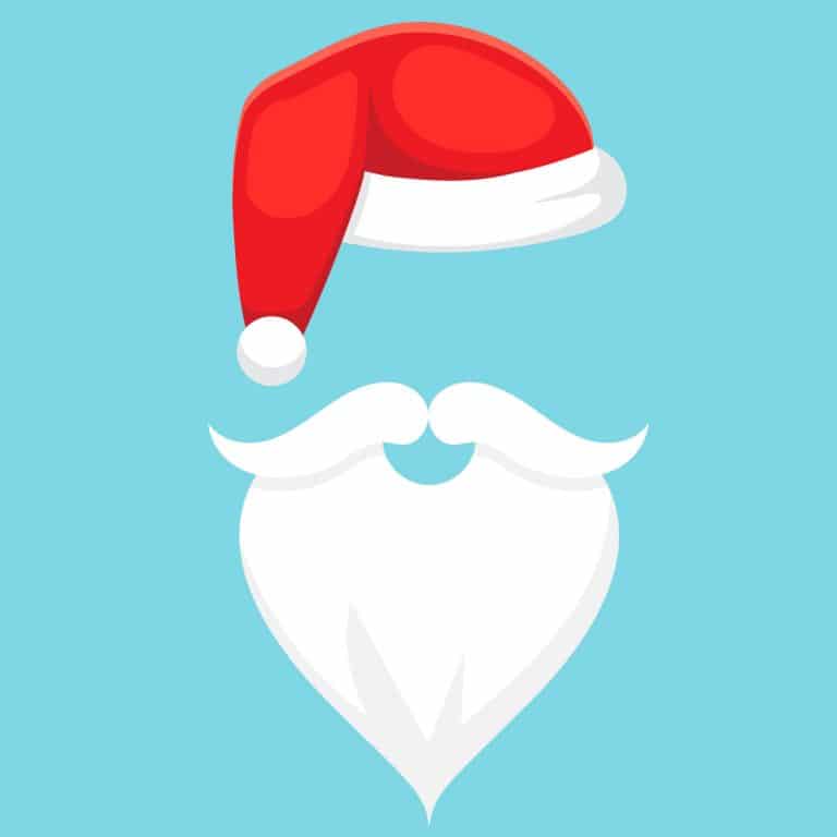 Free & Cute Santa Face Clipart For Your Holiday Decorations - Tulamama