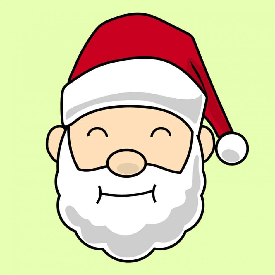 Free & Cute Santa Face Clipart For Your Holiday Decorations - Tulamama