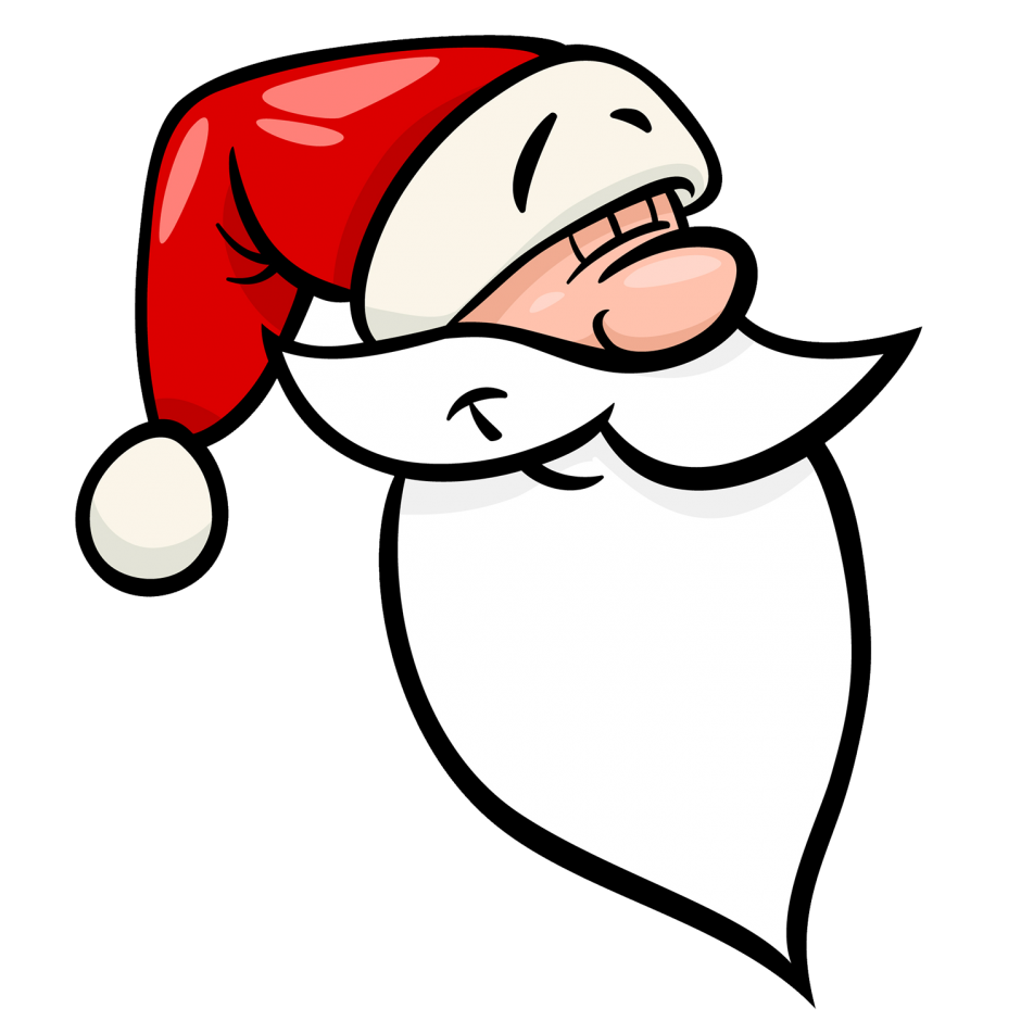Free & Cute Santa Face Clipart For Your Holiday Decorations - Tulamama