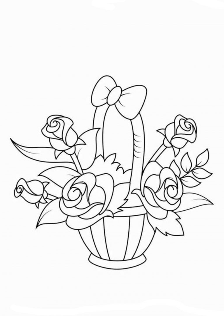 Free & Easy To Print Flower Coloring Pages - Tulamama