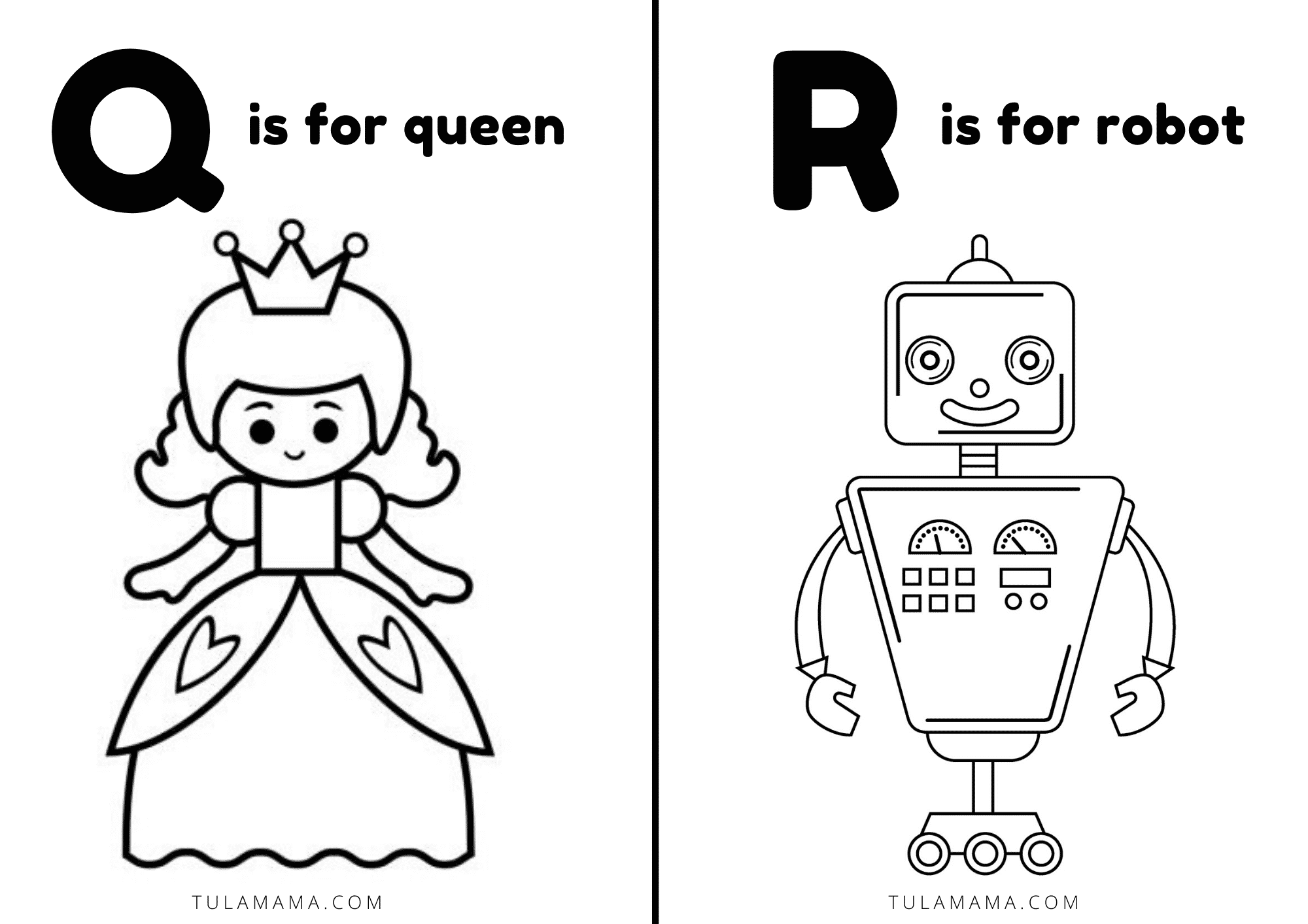 Free & Easy Downloadable ABC Book Template For Your Baby Shower ...