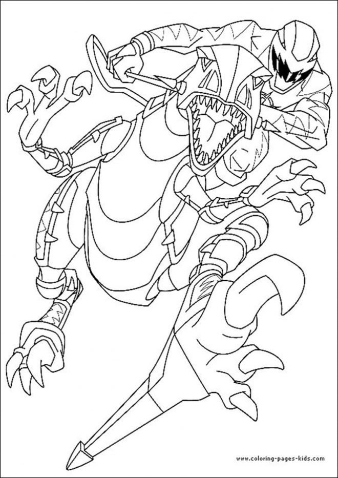 Free & Easy To Print Power Rangers Coloring Pages - Tulamama