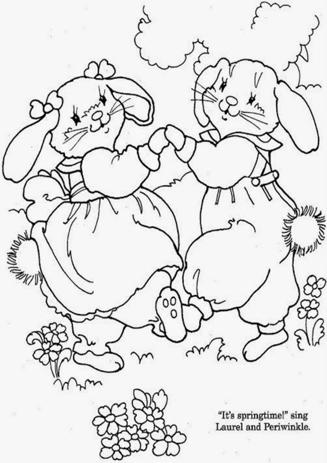 Free & Easy To Print Bunny Coloring Pages - Tulamama