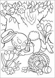 Free & Easy To Print Bunny Coloring Pages - Tulamama
