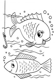 Free & Easy To Print Fish Coloring Pages - Tulamama