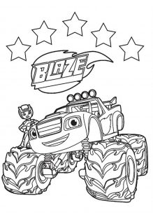 Free & Easy To Print Monster Truck Coloring Pages - Tulamama