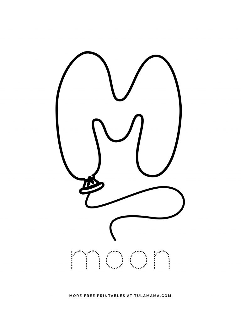 Fun, Free & Easy To Print Letter M Coloring Pages - Tulamama