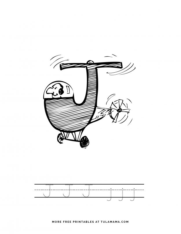 Free And Fun Automobile Alphabet Tracing Pages For Preschoolers - Tulamama