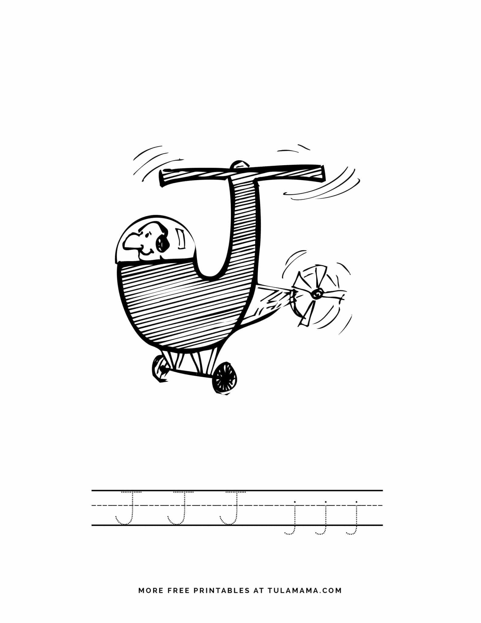 Free And Fun Automobile Alphabet Tracing Pages For Preschoolers - Tulamama