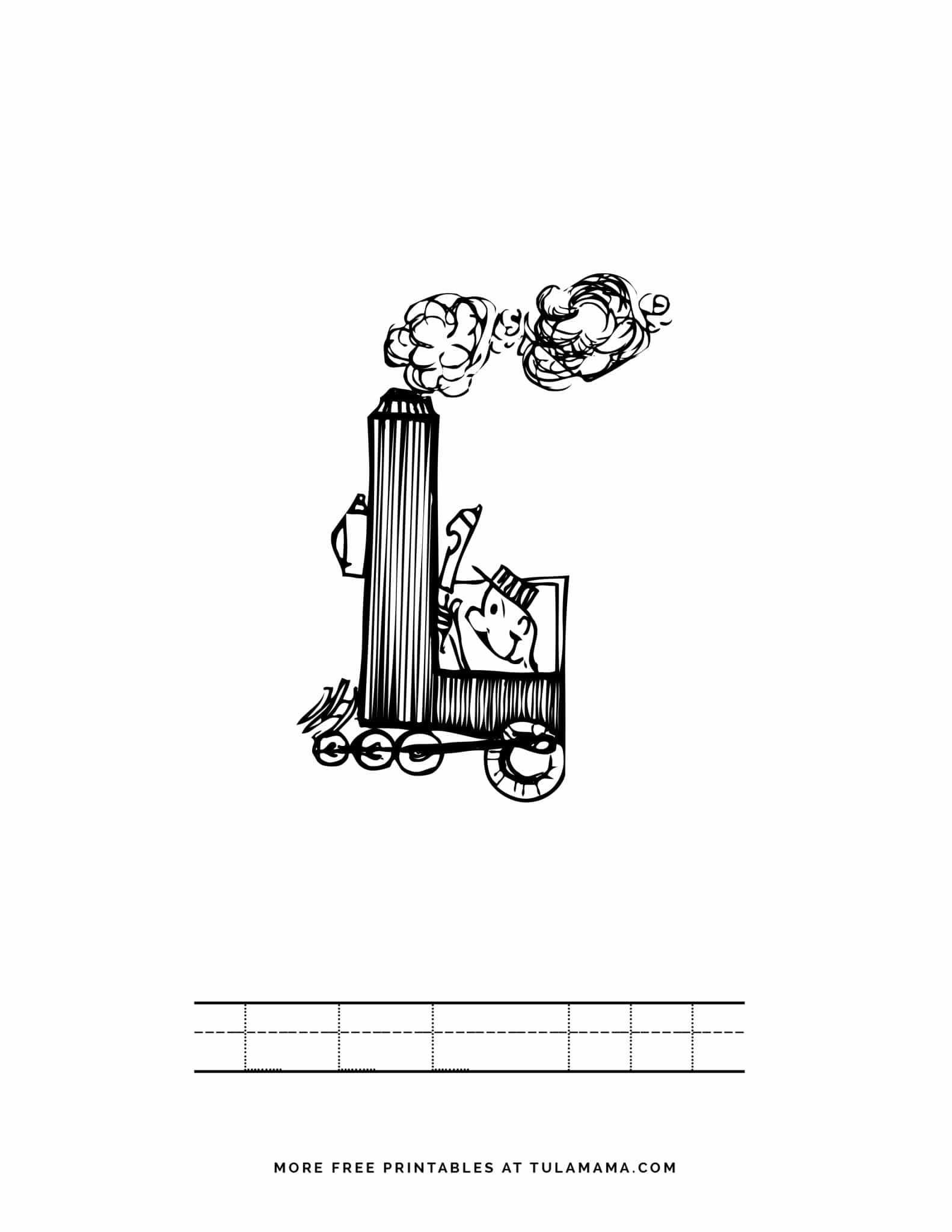 Fun, Free & Easy To Print Letter L Coloring Pages - Tulamama