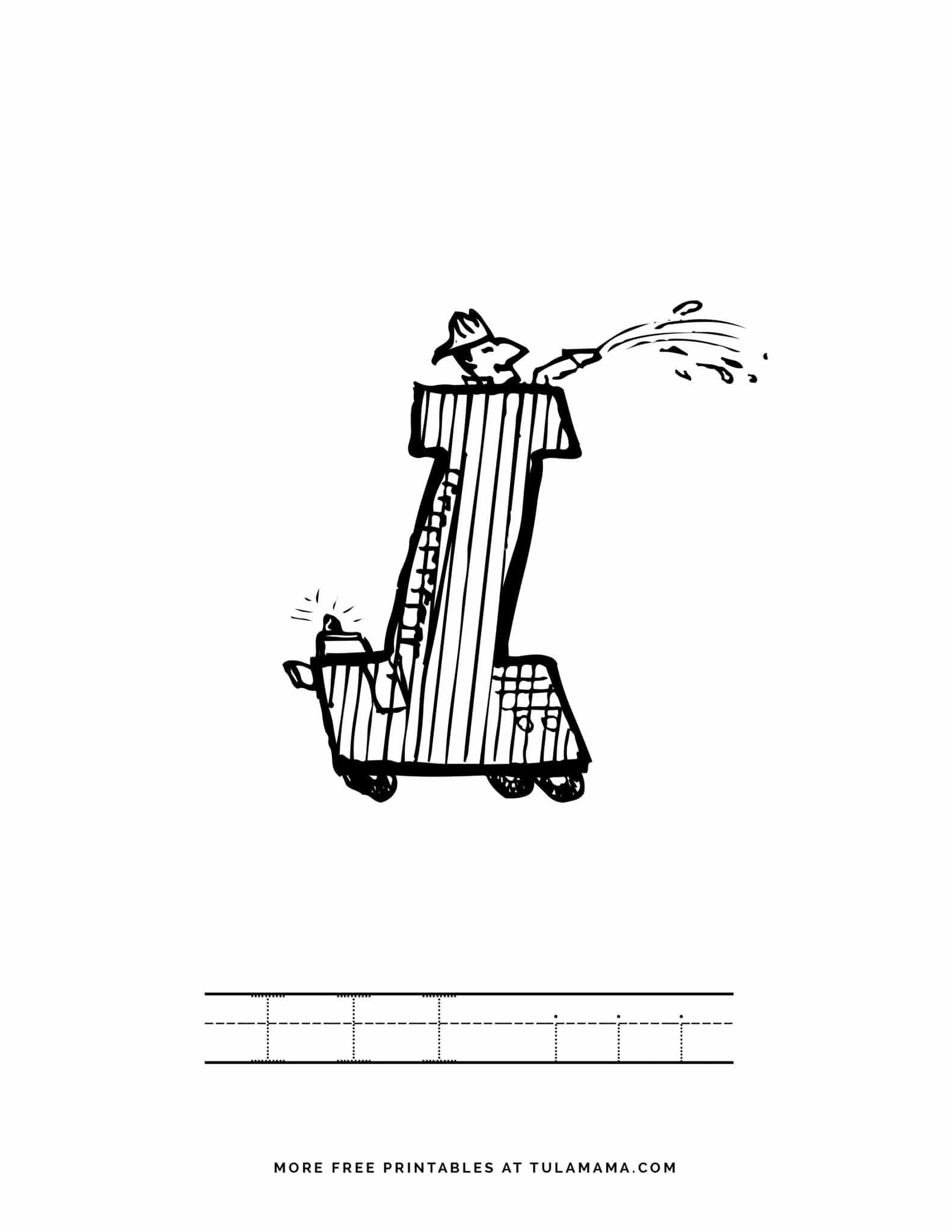 Free And Fun Automobile Alphabet Tracing Pages For Preschoolers - Tulamama