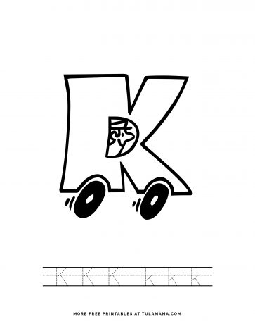 Free Printable Alphabet Tracing Letters For Preschoolers - Tulamama