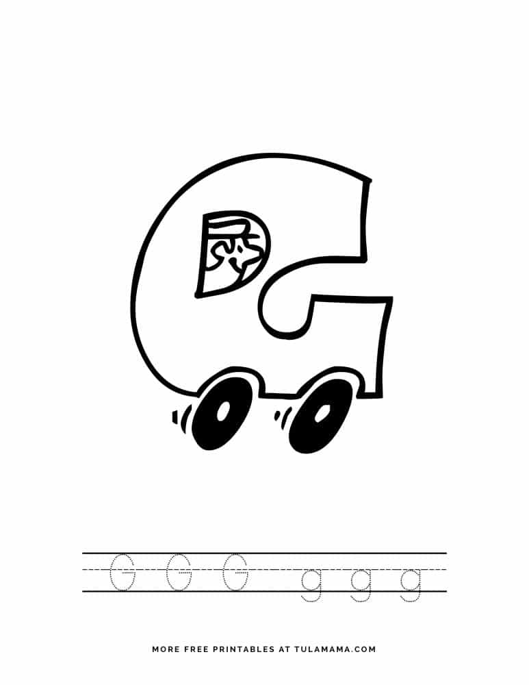 Free Printable Alphabet Tracing Letters For Preschoolers - Tulamama