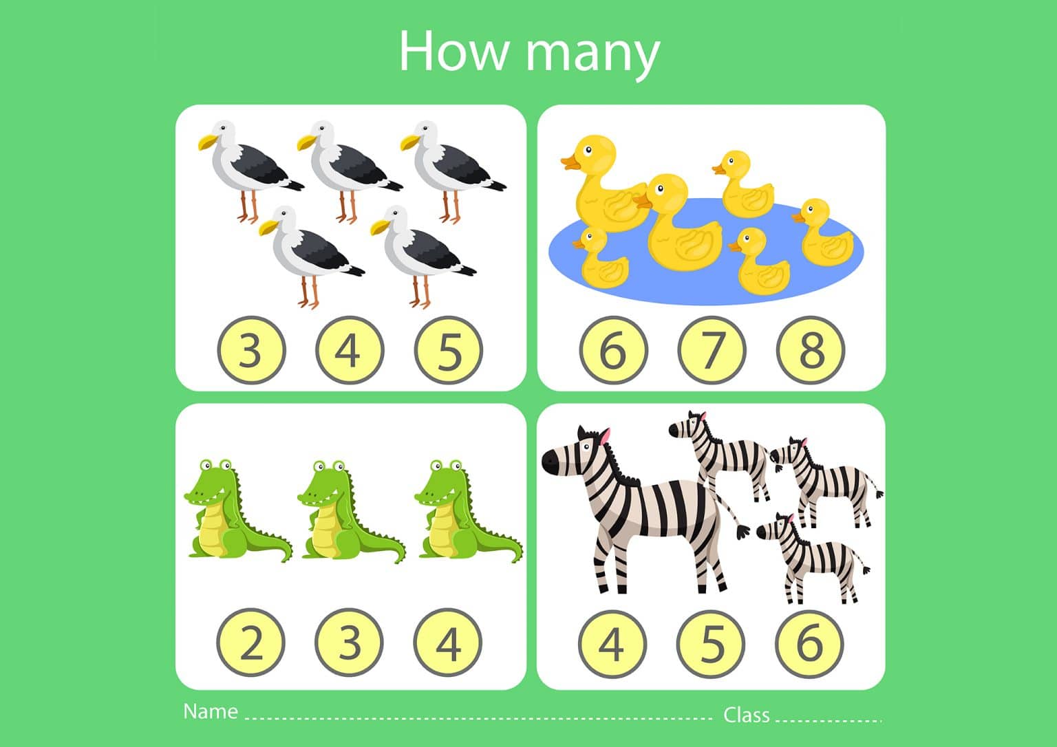 Free And Easy To Print Counting To 20 Worksheets - Tulamama