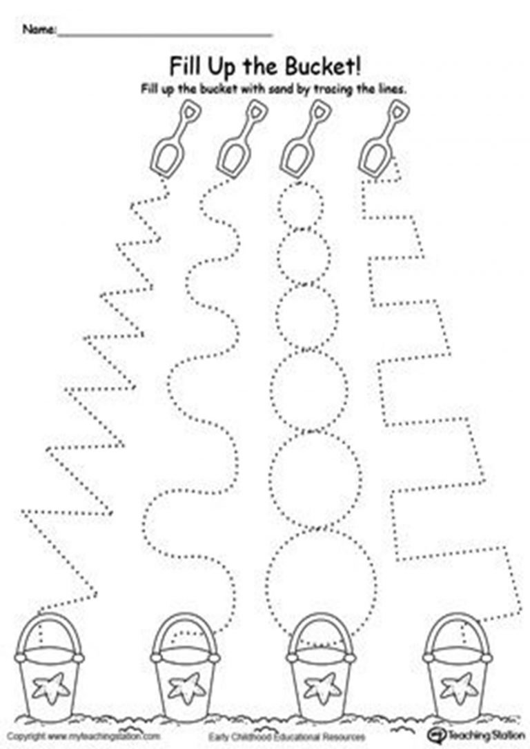 Free And Easy To Print Tracing Lines Worksheets - Tulamama