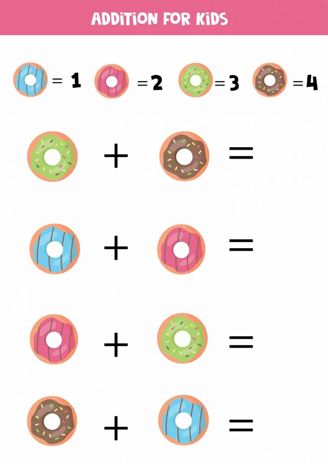 Free Printable Kindergarten Addition Worksheets - Tulamama