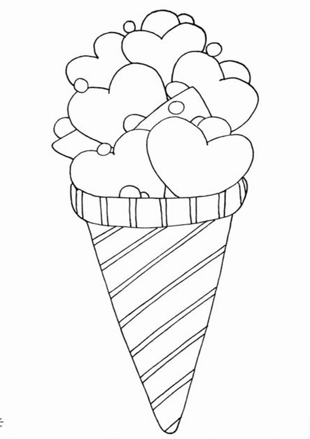 Free & Easy To Print Ice Cream Coloring Pages - Tulamama