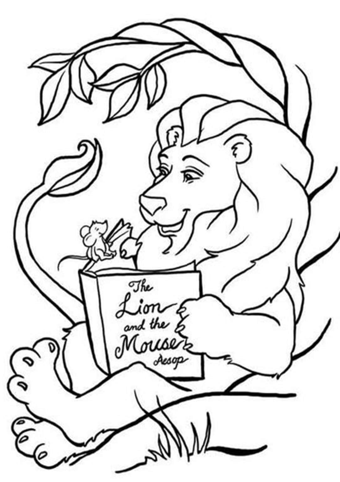 Free & Easy To Print Lion Coloring Pages - Tulamama