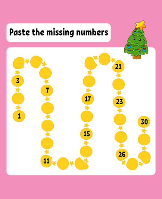 Free & Fun Missing Number Worksheets - Tulamama
