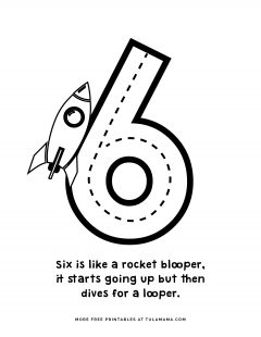 Free & Cute Number Coloring Pages For Fun Learning - Tulamama