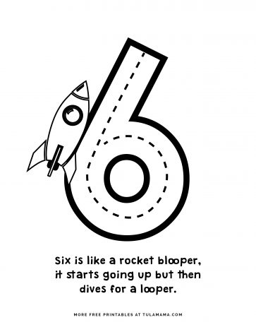 Free & Cute Number Coloring Pages For Fun Learning - Tulamama