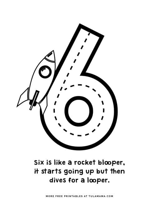 Free & Cute Number Coloring Pages For Fun Learning - Tulamama