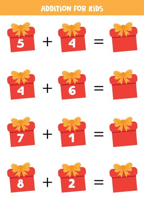 Free Printable Kindergarten Addition Worksheets - Tulamama