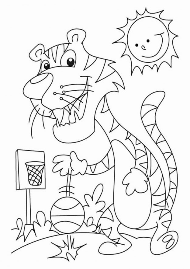 Free & Easy To Print Tiger Coloring Pages - Tulamama