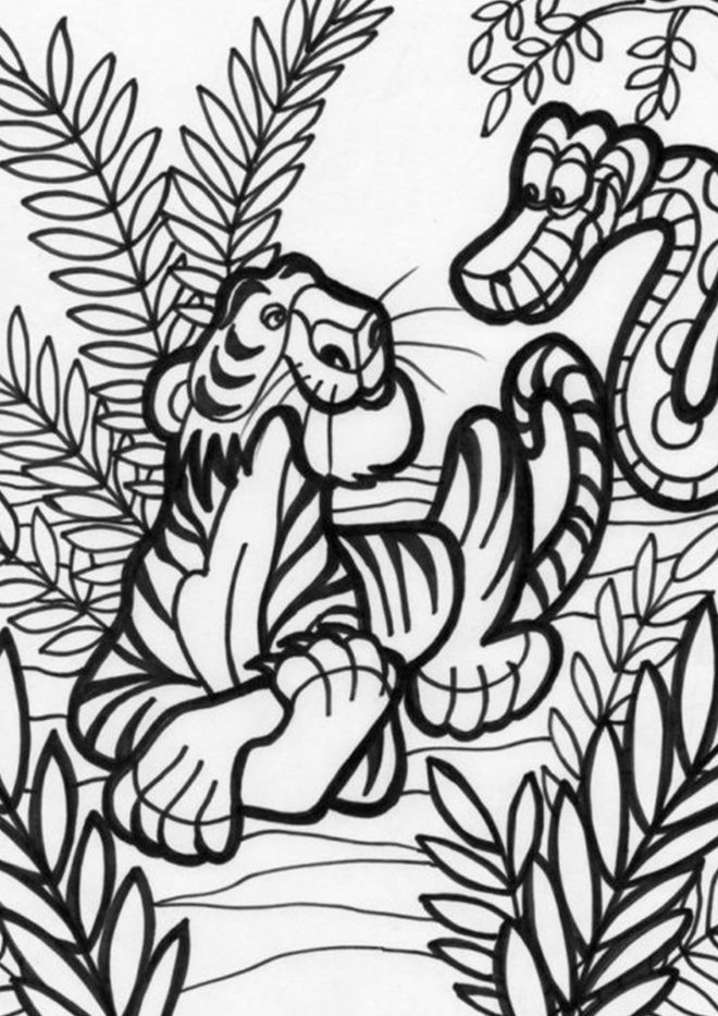 Free & Easy To Print Jungle Coloring Pages - Tulamama