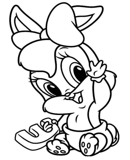 Free & Easy To Print Cute Coloring Pages - Tulamama