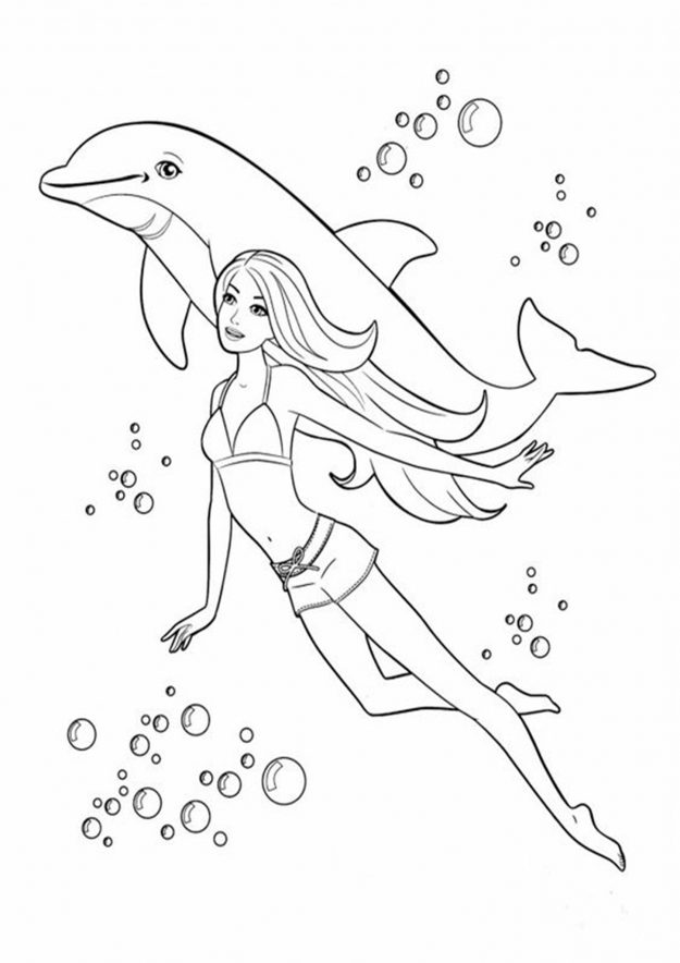 Free & Easy To Print Dolphin Coloring Pages - Tulamama