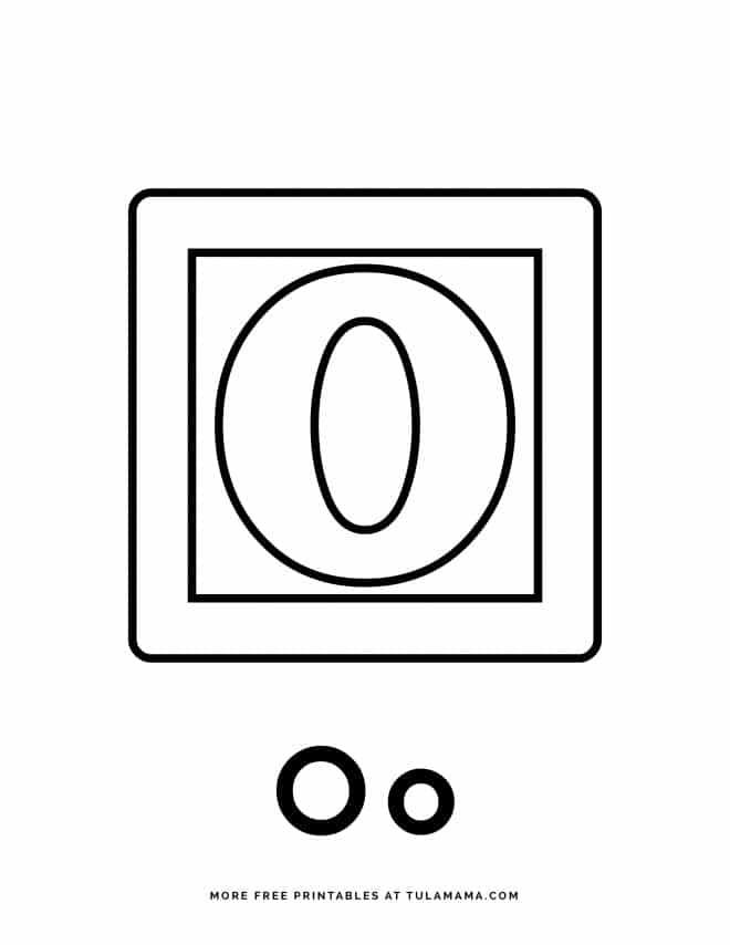 Free Printable Alphabet Blocks & Coloring Pages - Tulamama