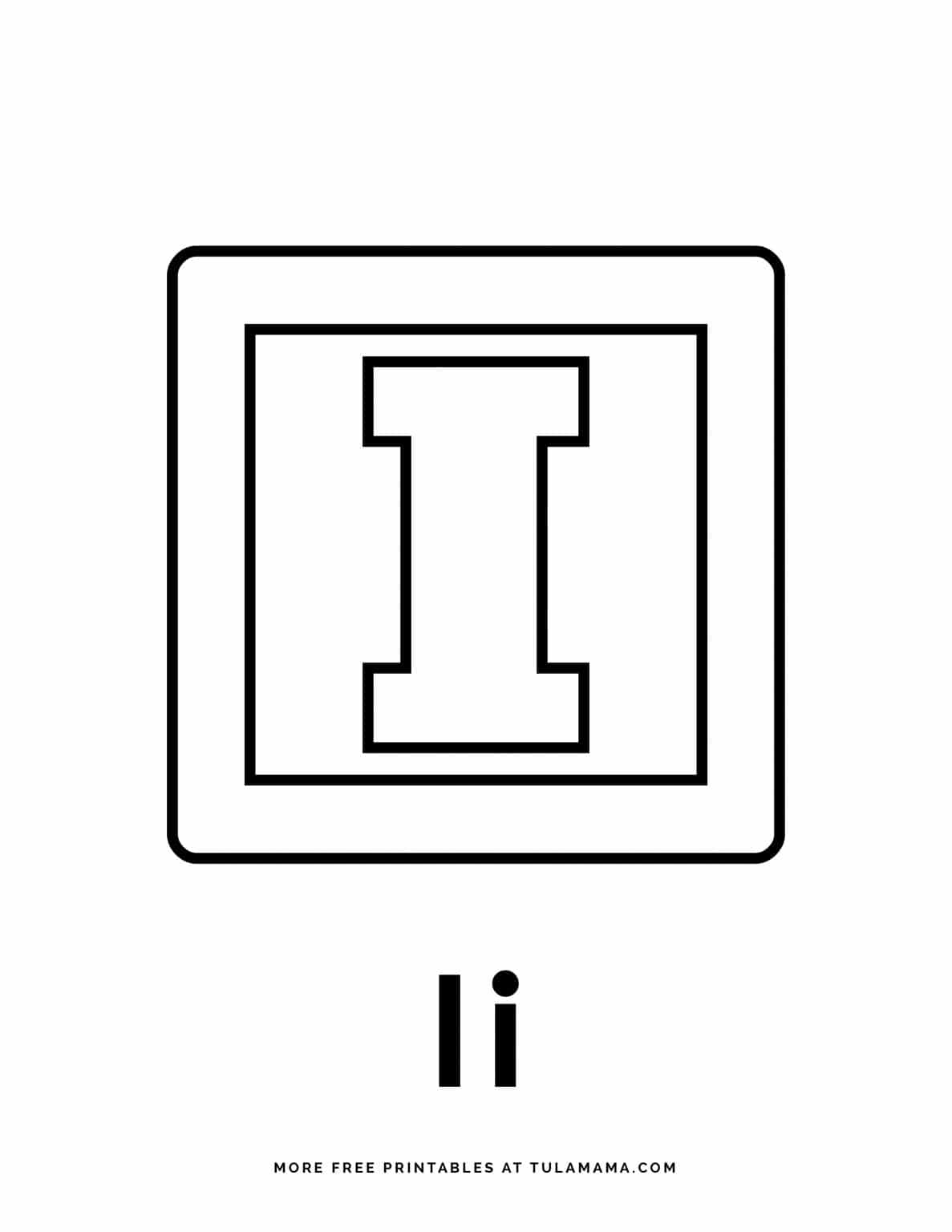 Free Printable Alphabet Blocks & Coloring Pages - Tulamama