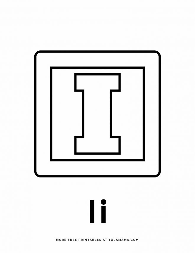 Free Printable Alphabet Blocks & Coloring Pages - Tulamama