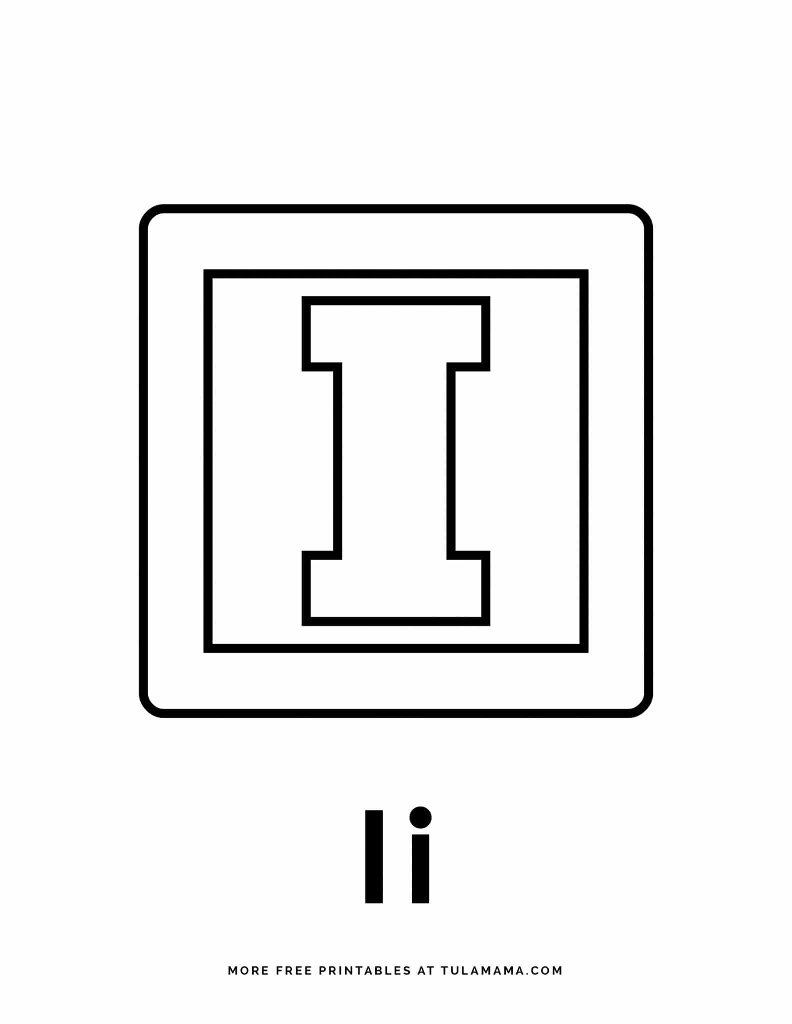 Free Printable Alphabet Blocks & Coloring Pages - Tulamama