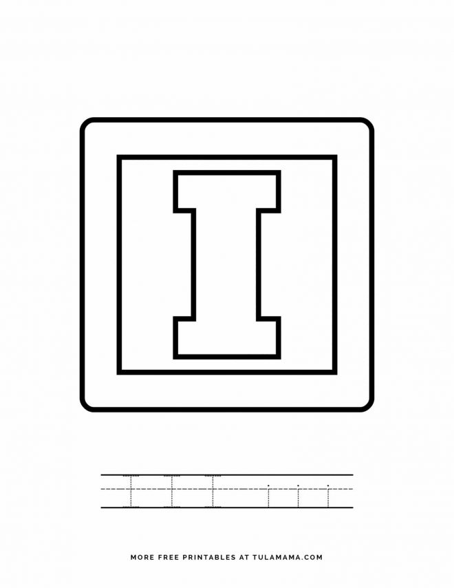Free Printable Alphabet Blocks Tracing Worksheets For Preschoolers ...
