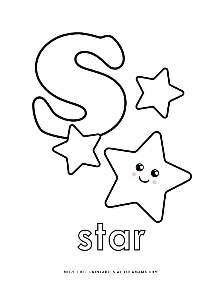 Fun And Easy To Print ABC Coloring Pages For Preschoolers ...