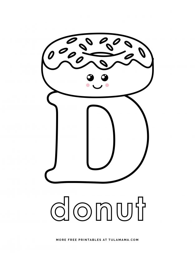 Fun And Easy To Print ABC Coloring Pages For Preschoolers ...