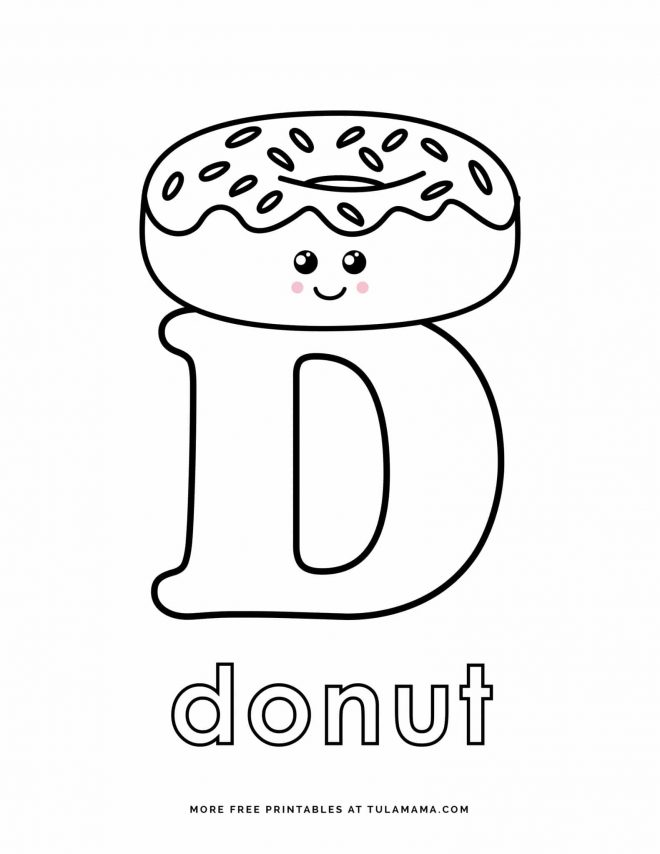 Fun And Easy To Print ABC Coloring Pages For Preschoolers ...